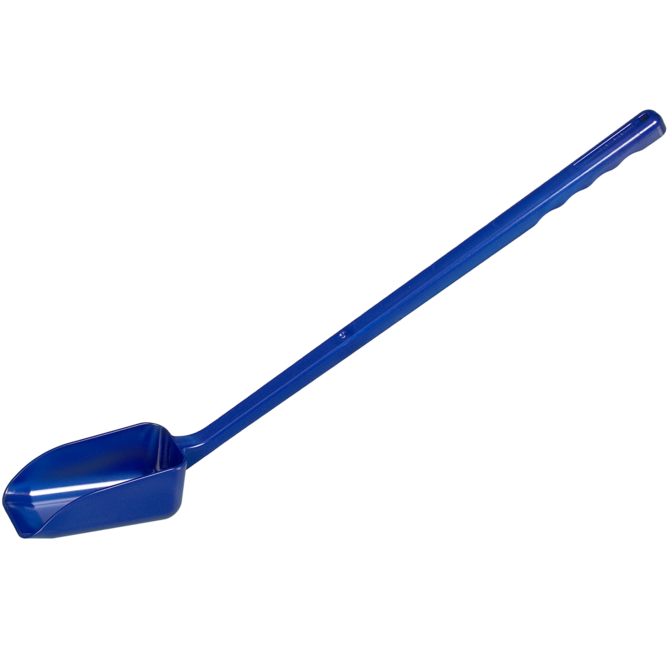 Detectable scoop, long handle, blue | Tecquimica
