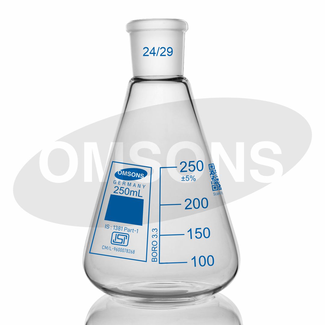 ISI Mark Erlenmeyer Flasks with Socket | Tecquimica